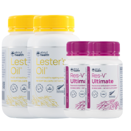 Lester's Oil & Res-V Ultimate Combo | About Health