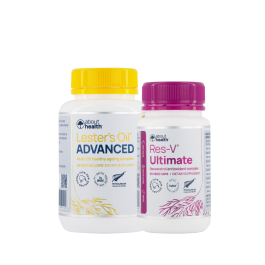 Lester's Oil Advanced & Res-V Ultimate | Value Bundle | About Health